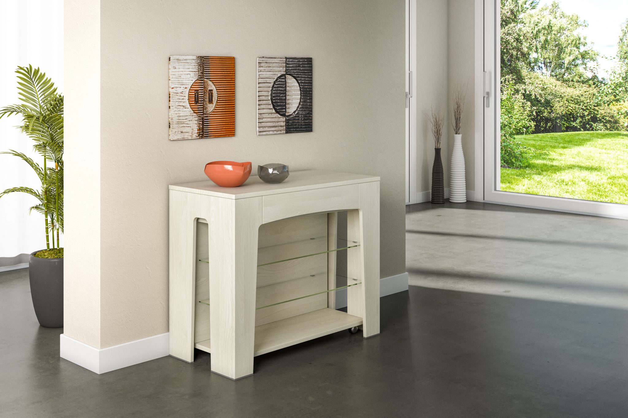 Tavolo consolle allungabile MAYA YANG - Arredo Creativo - Tavoli ...